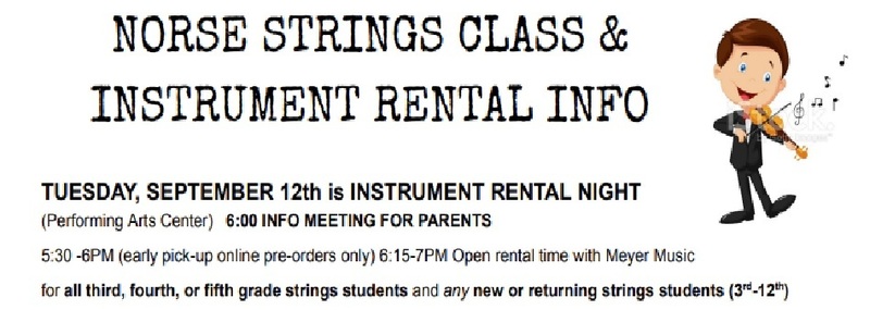 NORSE STRINGS CLASS & INSTRUMENT RENTAL INFO